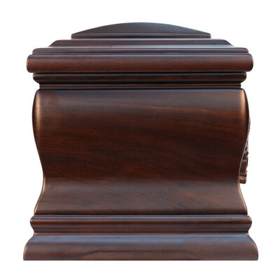 Handcrafted Solid Wooden Cremation Urn Box For Ashes Custom Size And Shape